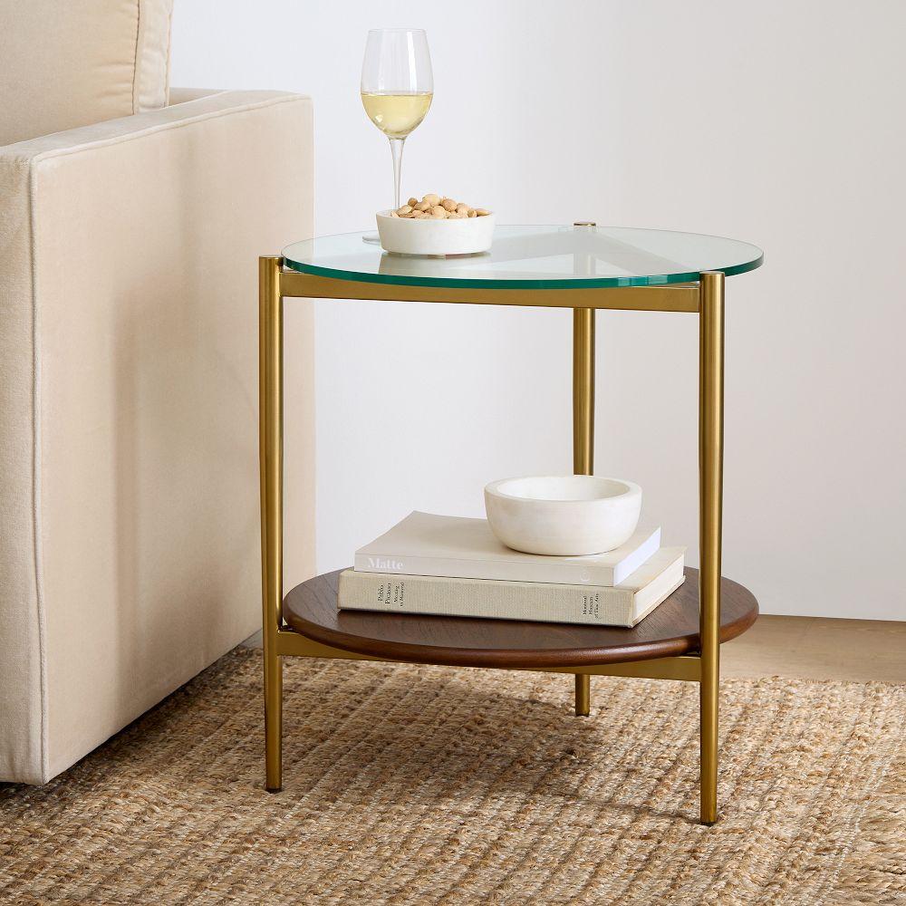 Mid Century Art Display Side Table 51 cm West Elm Australia